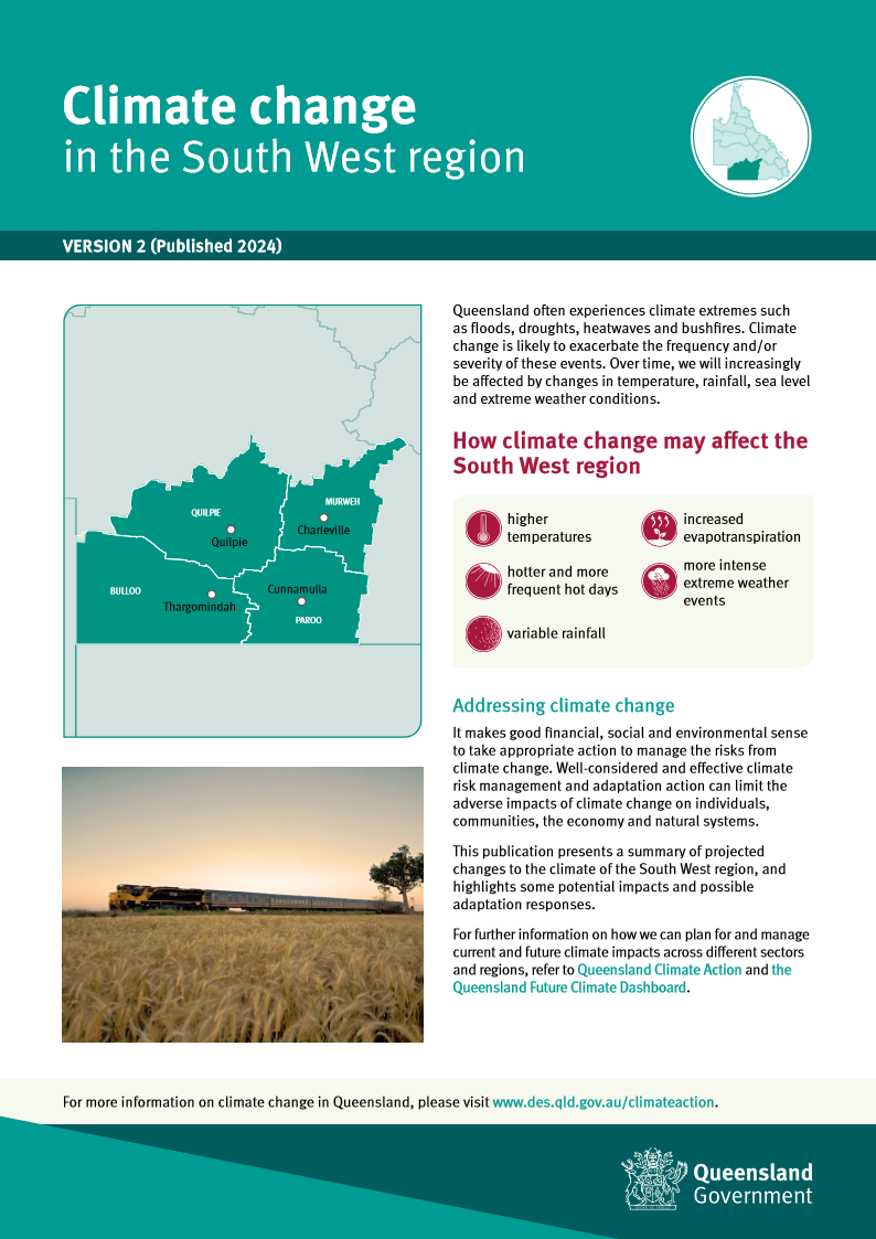 Regional Impact Summaries | LongPaddock | Queensland Government